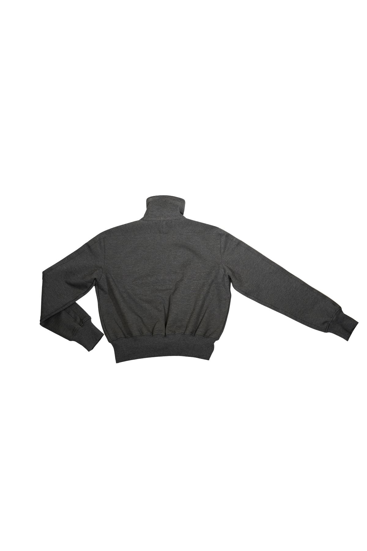 Women’s Gray Double Knit Track Jacket – Elevated Athleisure | Malibu ...